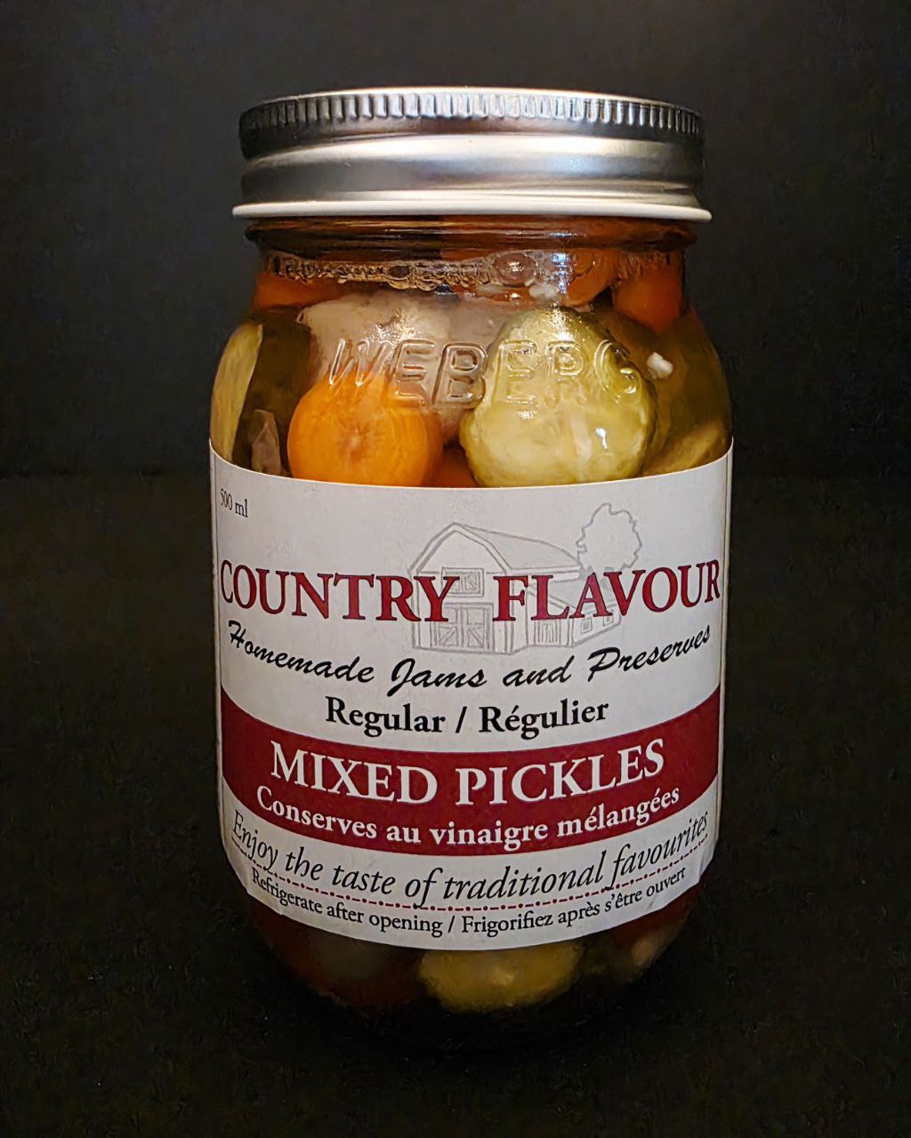 Real Mixed Vegetable Pickles Ontario Made | Rebel Farm Foods