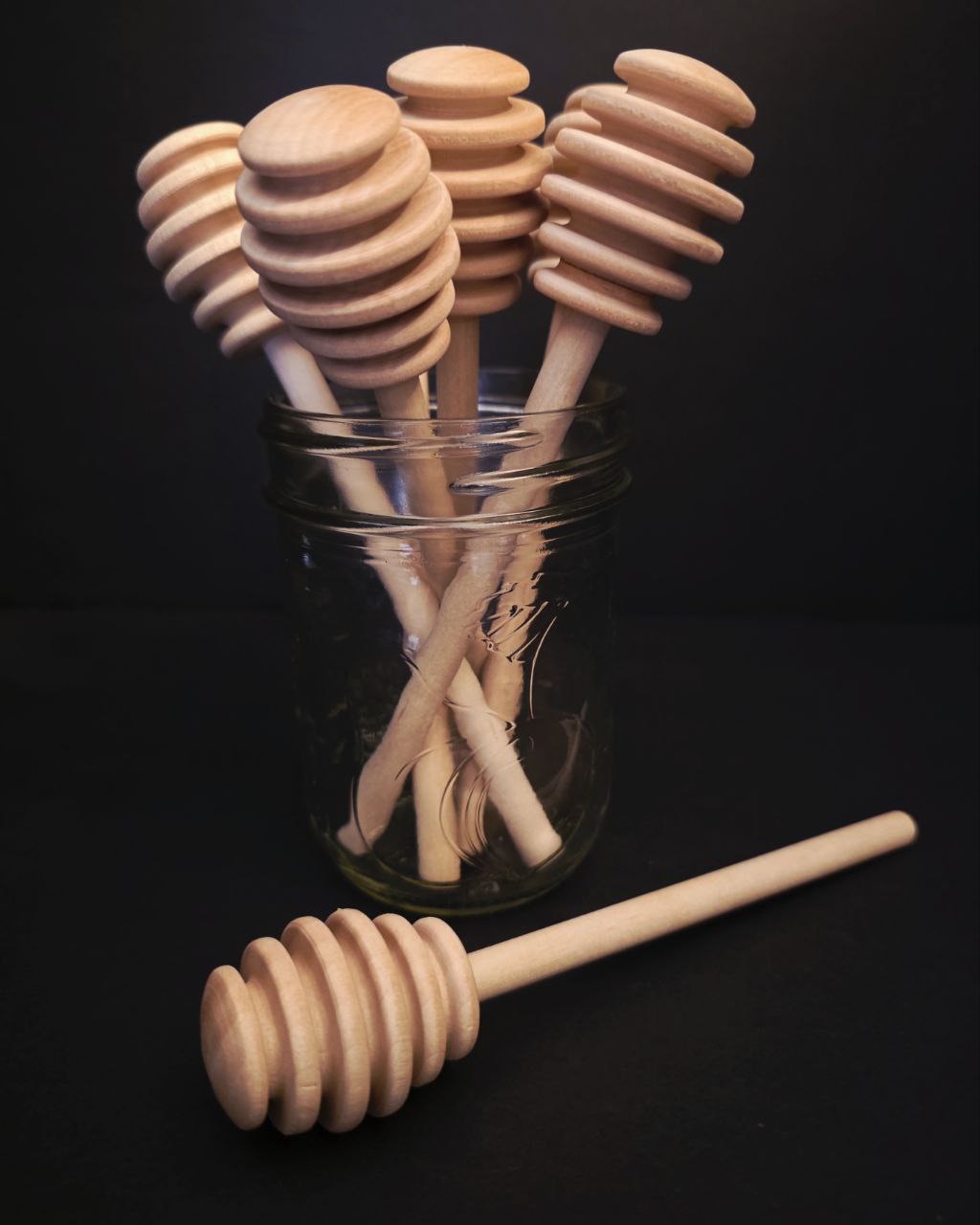 6" Wooden Honey Dipper – Rebel Farm Foods